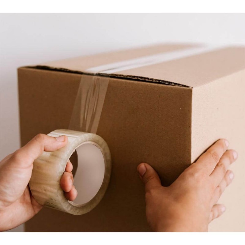 Adhesive packing tape 48mm x 132m (Transparent) | Adhesive tapes